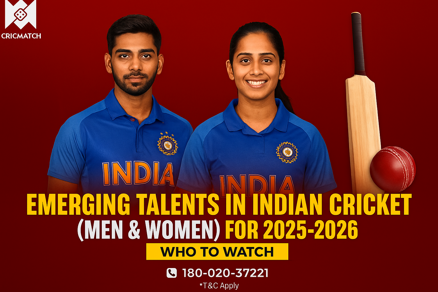 Emerging Talents in Indian Cricket (Men & Women) for 2025–2026 — Who to ...